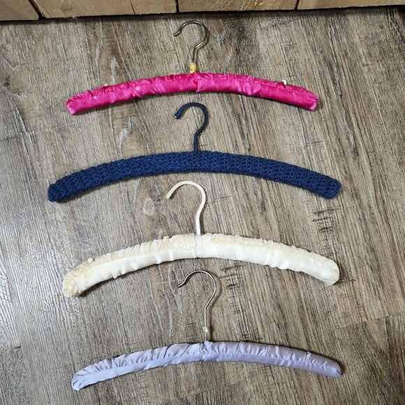unbranded | Storage & Organization | Vintage Padded Satin Yarn Covered ...